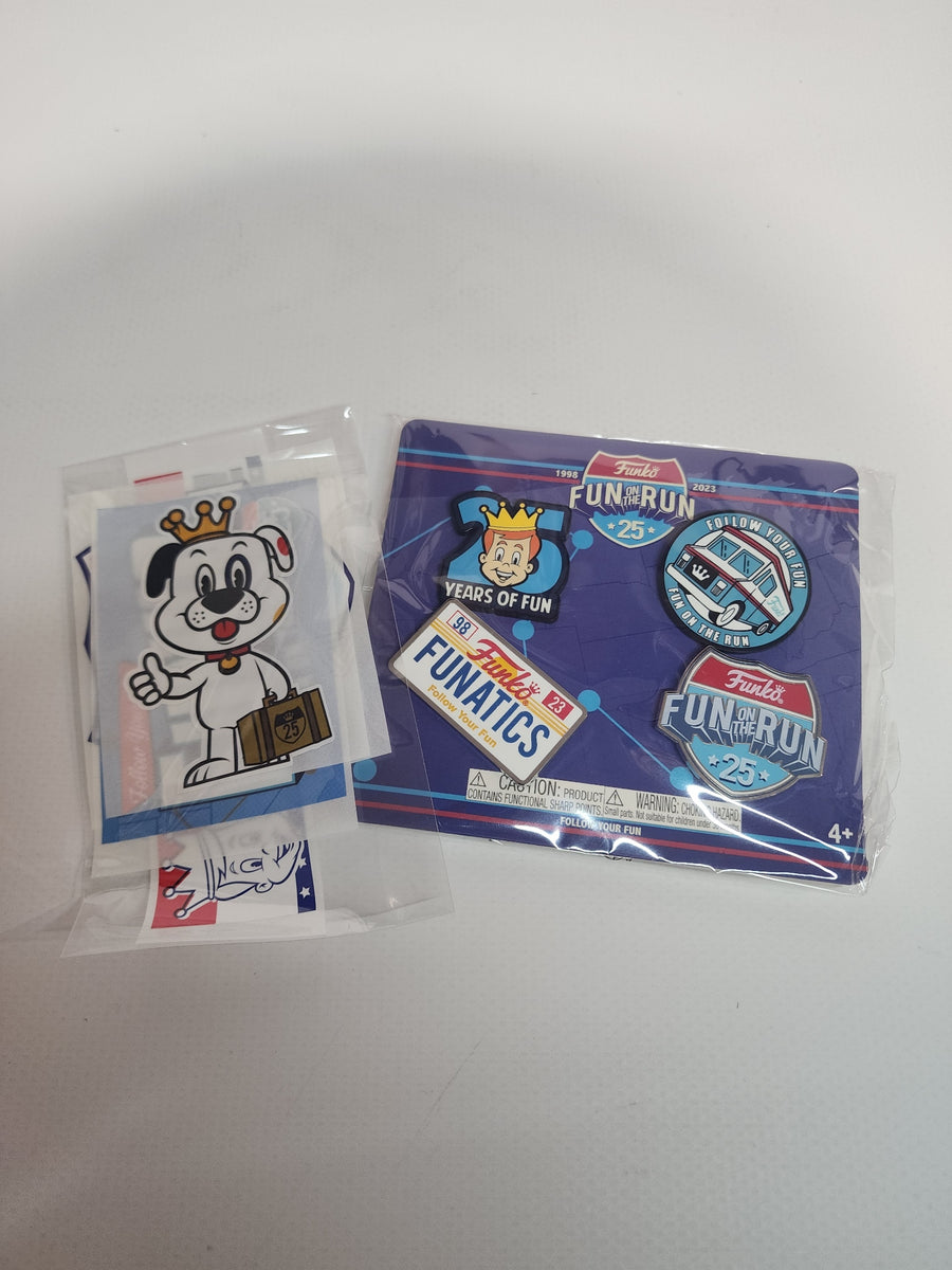Fun on the Run - Pins and Stickers – Symbiote Collectibles NZ