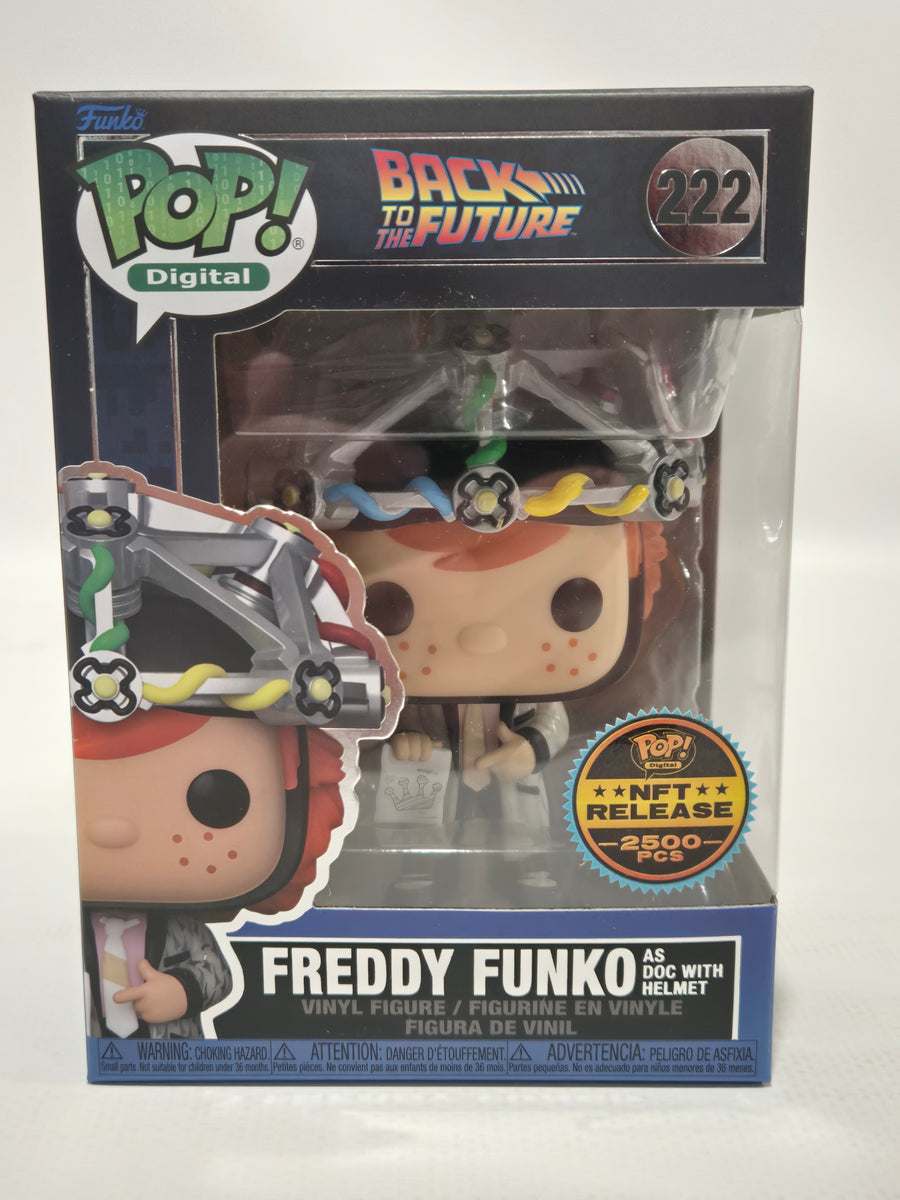 Back to the Future - Freddy Funko as Doc with Helmet (222) ROYALTY ...