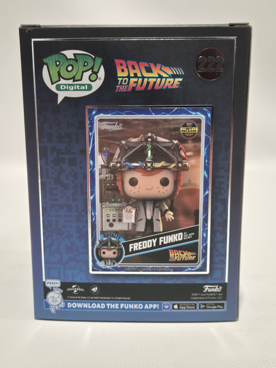 Back to the Future - Freddy Funko as Doc with Helmet (222) ROYALTY ...