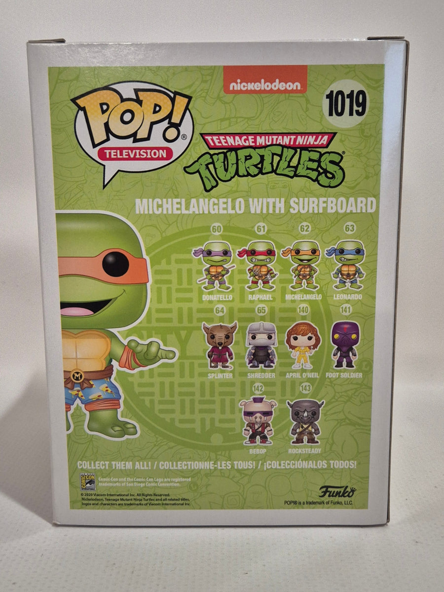 Teenage Mutant Ninja Turtles - Michelangelo with Surfboard (1019 ...
